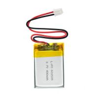 China OEM 400mAh 602535 3.7V Lithium Polymer Ion Battery For MP3 Player for sale