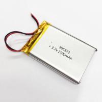 China 3.7V 2500mAh Rechargeable Polymer Li Ion Battery 505573 5.0*55.0*73.0mm for sale