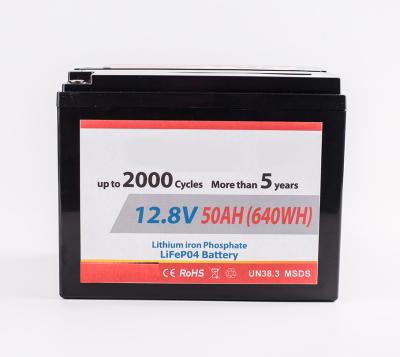 China 26650 4S16P 640Wh 12.8V 50Ah LiFePO4 Lithium Battery For Home Power for sale