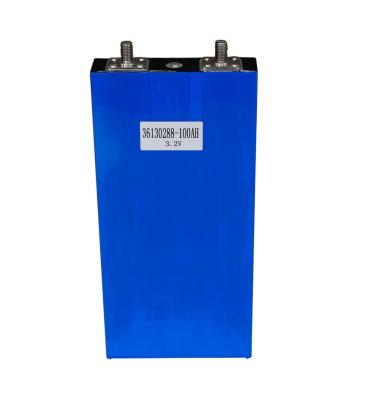 China 3.2V 100Ah Aluminum Case Lifepo4 Prismatic Battery Deep Cycle 36130290 100PF For EV for sale