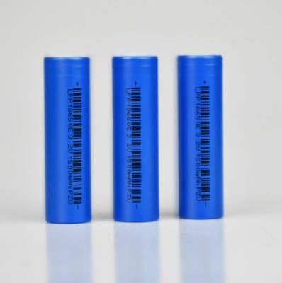 China 18650 LiFePO4 Cylindrical Battery 3.2V 1500mAh 3000 Cycles For Medical Solar LED Lamp for sale