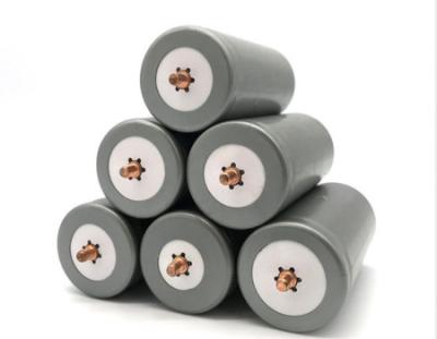 China Grey 3.2V 6Ah 32650 IFR LiFePO4 Cylindrical Battery With Screw For Power Tools for sale