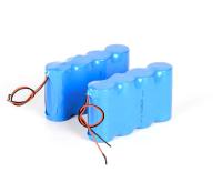 China Flat Top 2S2P 32650 13000mAh 6.4V Solar Light Battery Pack 130*33*72MM for sale