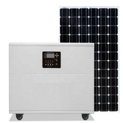 China 1000W Residential DC AC Hybrid Solar Energy System With Inverter PWM MPPT for sale