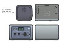 China 265*172*186MM Portable Backup Power Station 300W 500W 1000W 2000W Solar Generator for sale