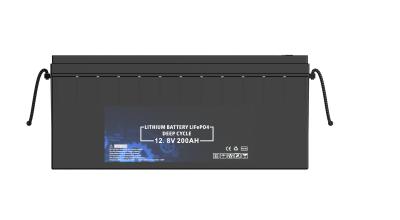 China IP66 26700 2560Wh 12V 200AH Lifepo4 Battery 522*240*218mm For Golf Cart Yacht for sale
