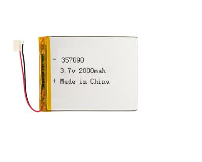 China 357090 Polymer Li Ion Battery 2000mAh 3.7V For RC Helicopter for sale