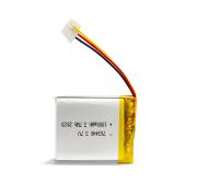 China 3.7V 1000mAh Rechargeable Li Polymer Battery 703440 for sale