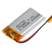 China 3.7V 150mAh Rechargeable Mini Lithium Polymer Cell 401730 For Bluetooth for sale