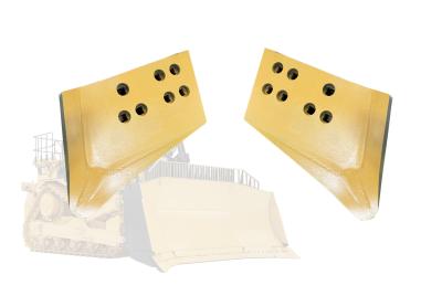 China Boron Steel 1757122272 Dozer Blade Cutting Edge Heavier Center for sale