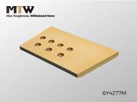 China 6Y-4277 LCEB End Bit 40×330×592 7 Holes Level Cut Bulldozer End Bit for sale