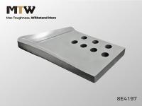China 8E-4197 HCEB End Bit 50×405×610 7 Holes Heavy Duty Bulldozer End Bit for sale