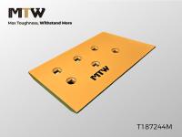 China T187244 LCEB End Bit 19×254×481 6 Holes for Bulldozer Blade for sale