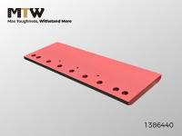 China 138-6440 Double Bevel Cutting Edge 9 Holes Heavy Duty Bulldozer Blade for sale