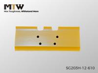 China 6Y-6287 9G9090 Track Shoe Single Grouser for D6R D6H Bulldozer for sale