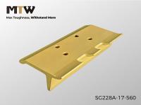 China 175-32-31313 KM337-560 Track Shoe SG228A-17-560 Single Grouser for D155AX-6 Bulldozer for sale