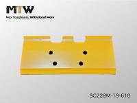China 228-1M(19T)-610 Track Shoe Single Grouser for PR764 688 Bulldozer for sale