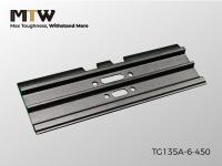 China KM908/450 201-32-11110 Track Shoe TG135A-6-450 Triple Grouser for Mini Excavator for sale