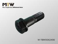 China TBM30X2X90 Track Bolt M30×2.0×90 Heavy Equipment Undercarriage Fastener for sale