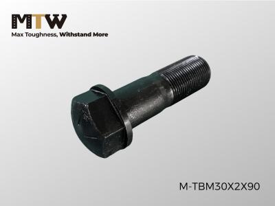 China TBM30X2X90 Track Bolt M30×2.0×90 Heavy Equipment Undercarriage Fastener for sale