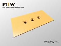 China 6Y5839MT Level Cut End Bit LCEB 16×165×352 3 Holes 5.9KG Dozer End Bit for sale