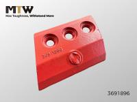 China 3691896 Half Arrow Cutting Edge 17.5KG 988K Wheel Loader Wear Part for sale