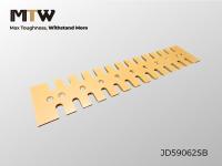 China JD59062S DSER Cutting Edge 22×330×1574mm Heavy Duty Bucket Wear Part 64.4KG for sale