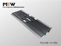 China TG216E-14-750 TG Track Shoe Heavy Duty Undercarriage Wear Part 29.4KG for sale