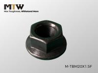 China 2011919 Hex Flange Nut M20×1.5 Heavy Duty Wear Part 0.08KG for sale