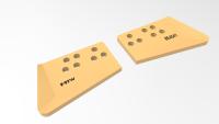China MTW Bulldozer Cutting Edges 50mm 8E4541 Hardware for sale