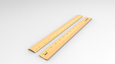 China 9J3658 DBC Bulldozer Cutting Edge 16×152×2133mm Curved Blade Wear Part 34KG for sale