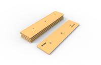 China 1006668 DBF Bulldozer Cutting Edge 30×360×1399mm Heavy Duty Blade Wear Part 103KG for sale