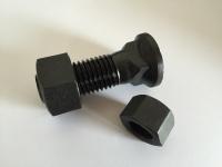 China 8-UNC Thread 1J4948 Plow Shear Bolts Black 3 / 4 MTW for sale