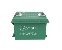 China Rechargeable LiFePO4 56Ah 36V Golf Cart Battery Pack ABS Container for sale