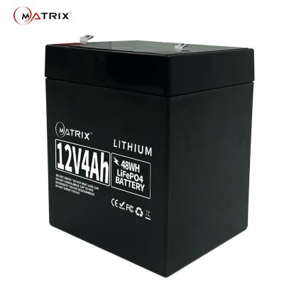China 12.8V 4Ah LiFePO4 Battery Pack 51.2Wh Deep Cycle Lithium Solar Storage for Marine Camper Boat for sale