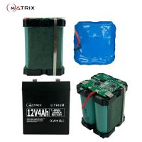 China Matrix 12V 4Ah LiFePO4 Deep Cycle Battery for RV Golf Cart Yacht Solar Backup for sale