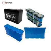 China Matrix 12V 6Ah LiFePO4 Battery Lightweight Lithium Iron Phosphate Drop In Replacement for sale