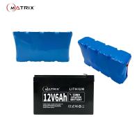 China ABS Shell 12v 6ah Lithium Ion Battery Eco Friendly Maintenance Free for sale