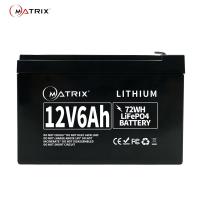 China 12V 6Ah LiFePO4 Deep Cycle Battery Replacement for Lead Acid Batteries 3000 Cycles for sale