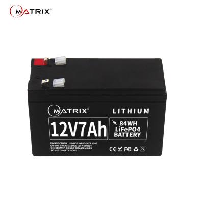 China Rechargeable 12.8V 7Ah LiFePO4 Battery for Backup Power Supply with BMS for sale
