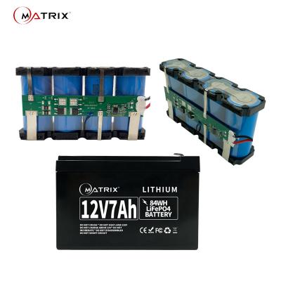 China 12.8V 7Ah LiFePO4 Battery 2000 Cycles Deep Cycle Replacement for UPS for sale