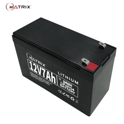 China 12V 7Ah LiFePO4 Rechargeable Deep Cycle Battery for Fish Finders Ice Fishing Camping Solar Lighting for sale