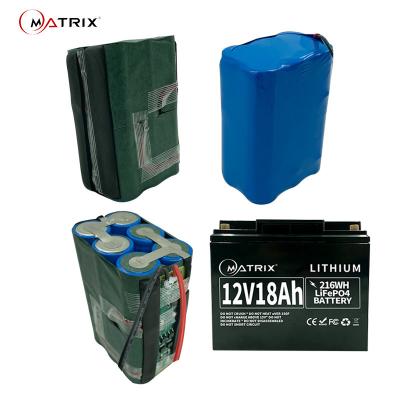 China 12.8V 18Ah LiFePO4 Battery Pack Maintenance Free for CCTV Solar Storage UPS for sale