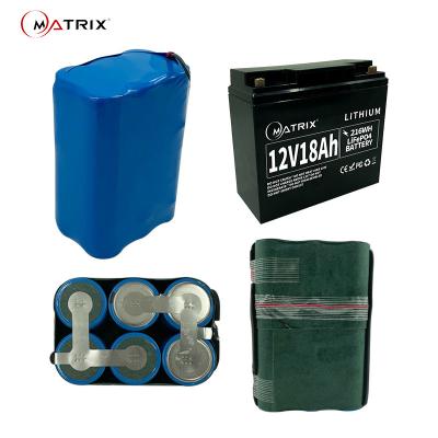 China 12.8V 18Ah LiFePO4 Lithium Battery Pack Rechargeable Deep Cycle Replacement for Solar UPS Golf Cart for sale