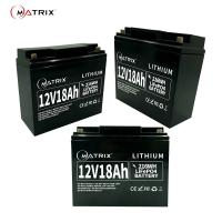 China Maintenance Free 12V LiFePO4 Battery 12.8V 18Ah for CCTV UPS Solar Storage for sale
