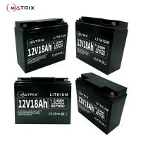 China 12V 18Ah LiFePO4 Battery Rechargeable 12.8V for CCTV UPS Solar Storage with BMS for sale