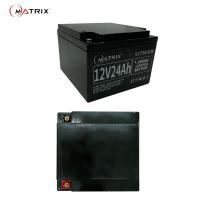 China 12V 24Ah LiFePO4 Deep Cycle Battery 3000 Cycles for UPS Solar Energy Storage for sale