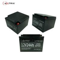 China LFP 12V24Ah Deep Cycle Lithium Battery For Servers Backup Power UPS for sale