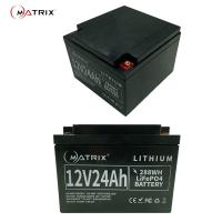 China 12 Volt 24ah Lithium-Ion Lifepo4 Deep-Cycle Battery For Computers Servers for sale