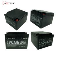 China LiFePO4 Deep Cycle Lithium Battery 12V 24Ah for UPS Backup Power CCTV ATM for sale